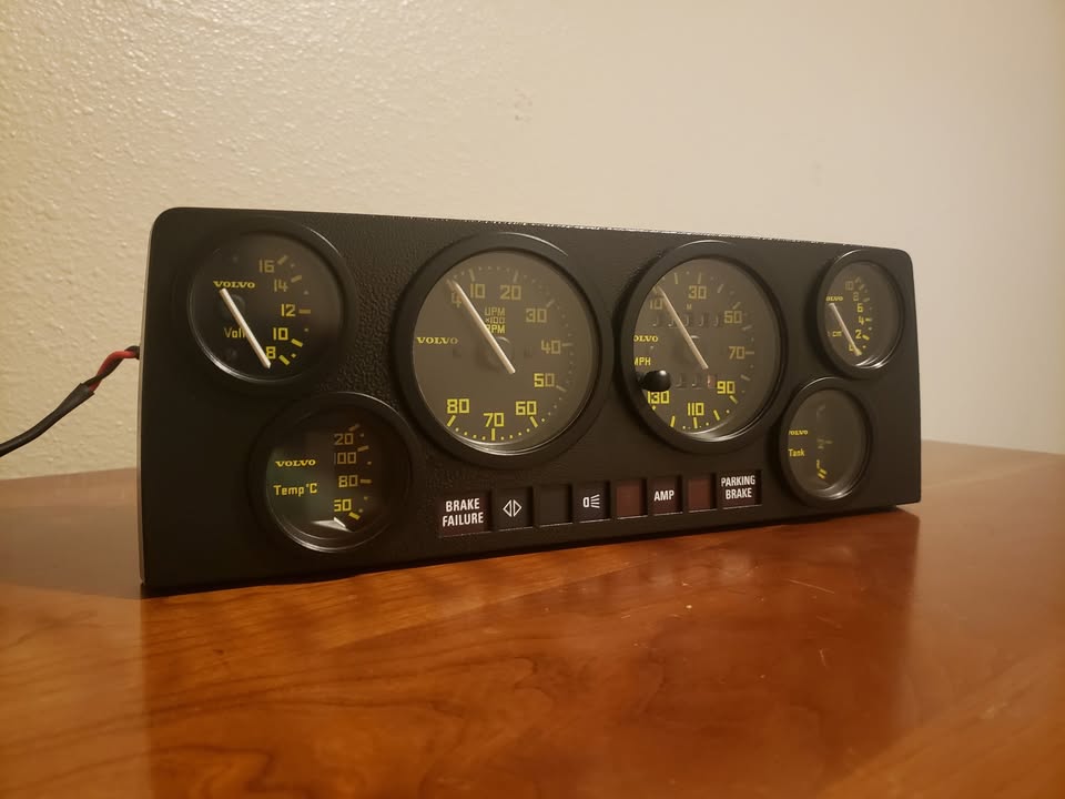 VOLVO 240 GT GUAGE CLUSTER – volvo